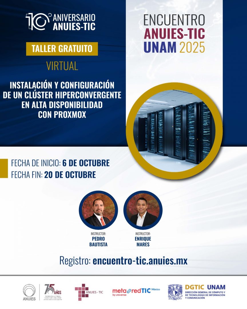 Instalación y Configuración de un clúster hiperconvergente en alta disponibilidad con Proxmox ...