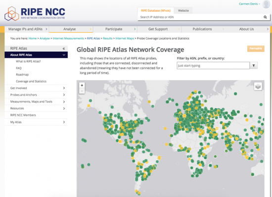 RIPE ATLAS – Encuentro ANUIES-TIC 2018